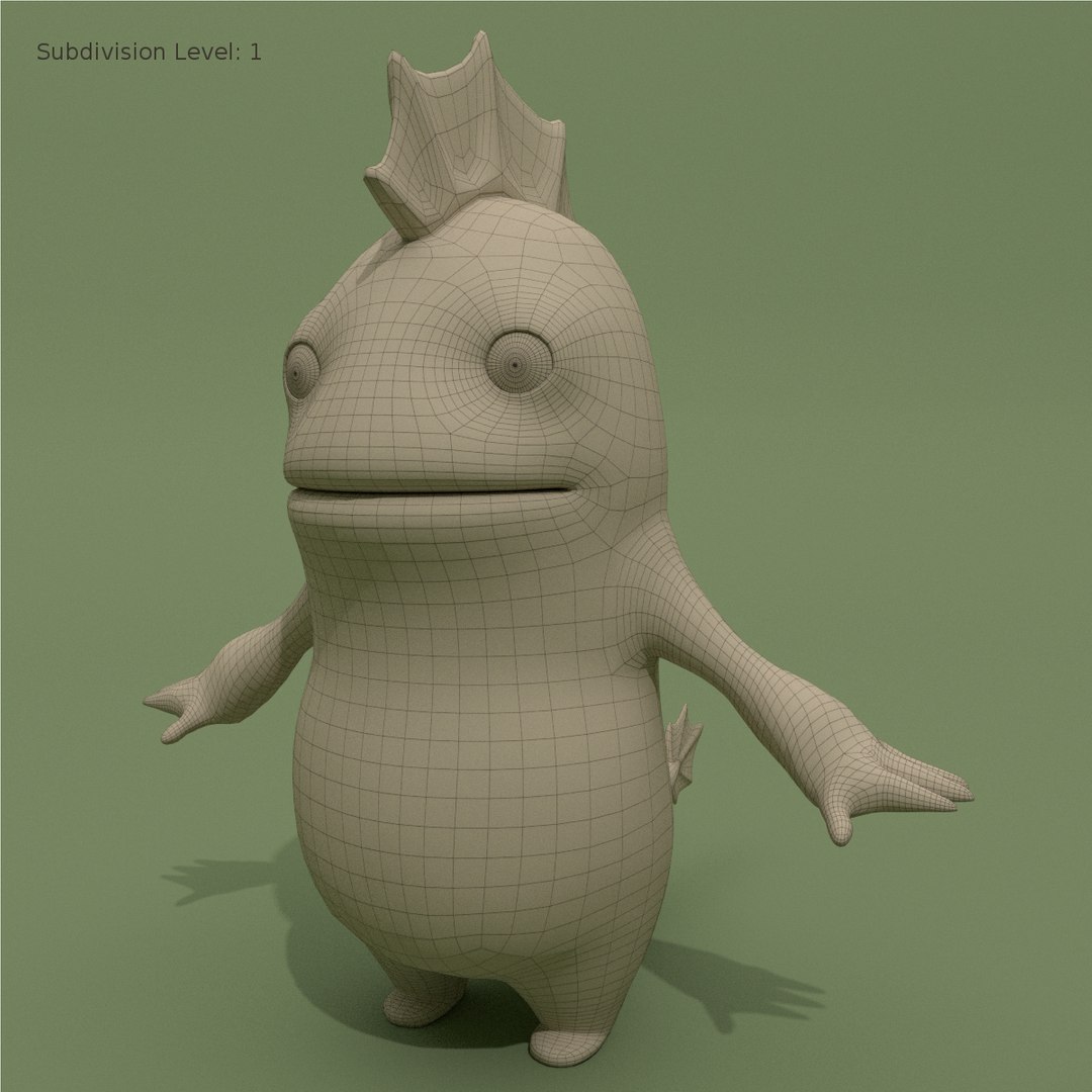 3D Monster Cartoon Sweetie Model - TurboSquid 1195249