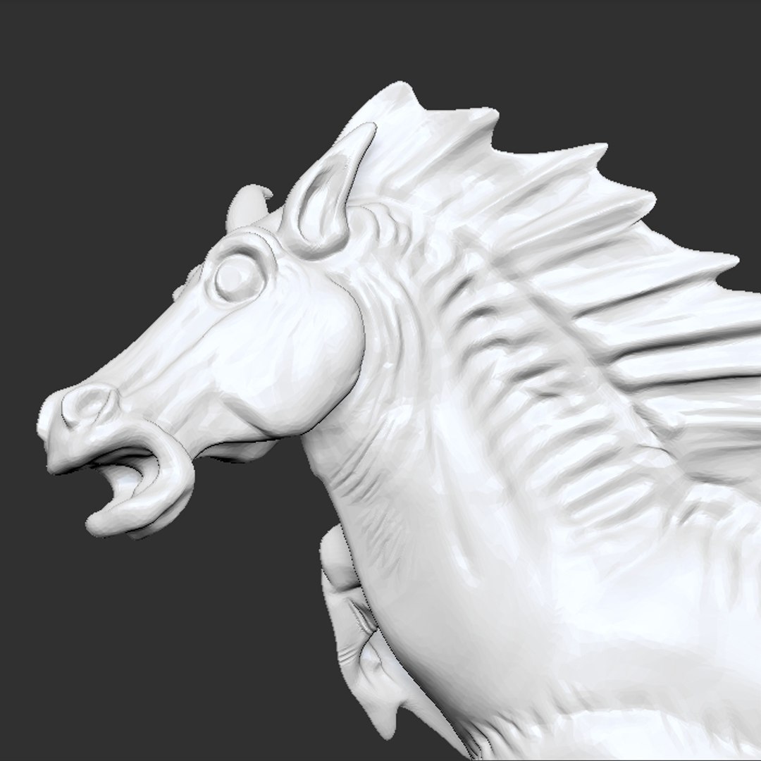 Obj Sculpture Hippocampus