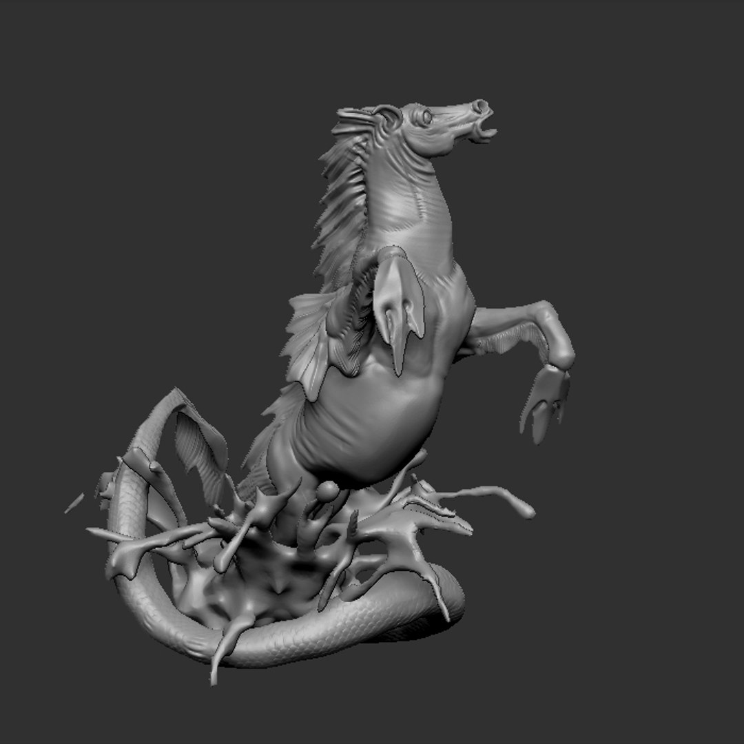 Obj Sculpture Hippocampus