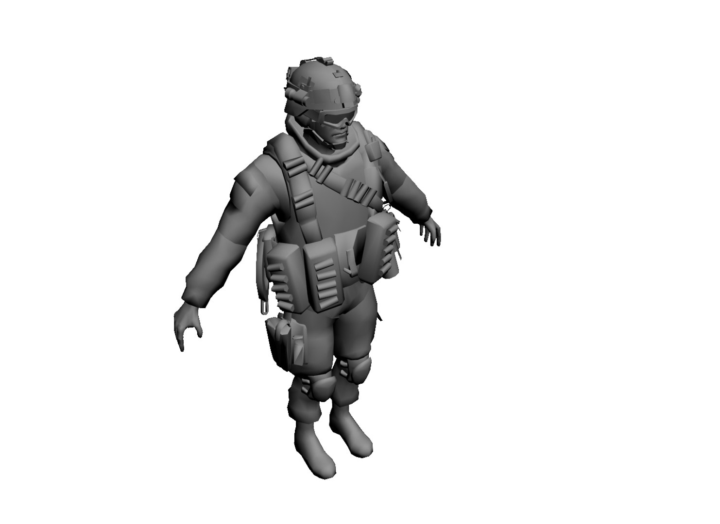 Soldier Character 3D Model - TurboSquid 1556764