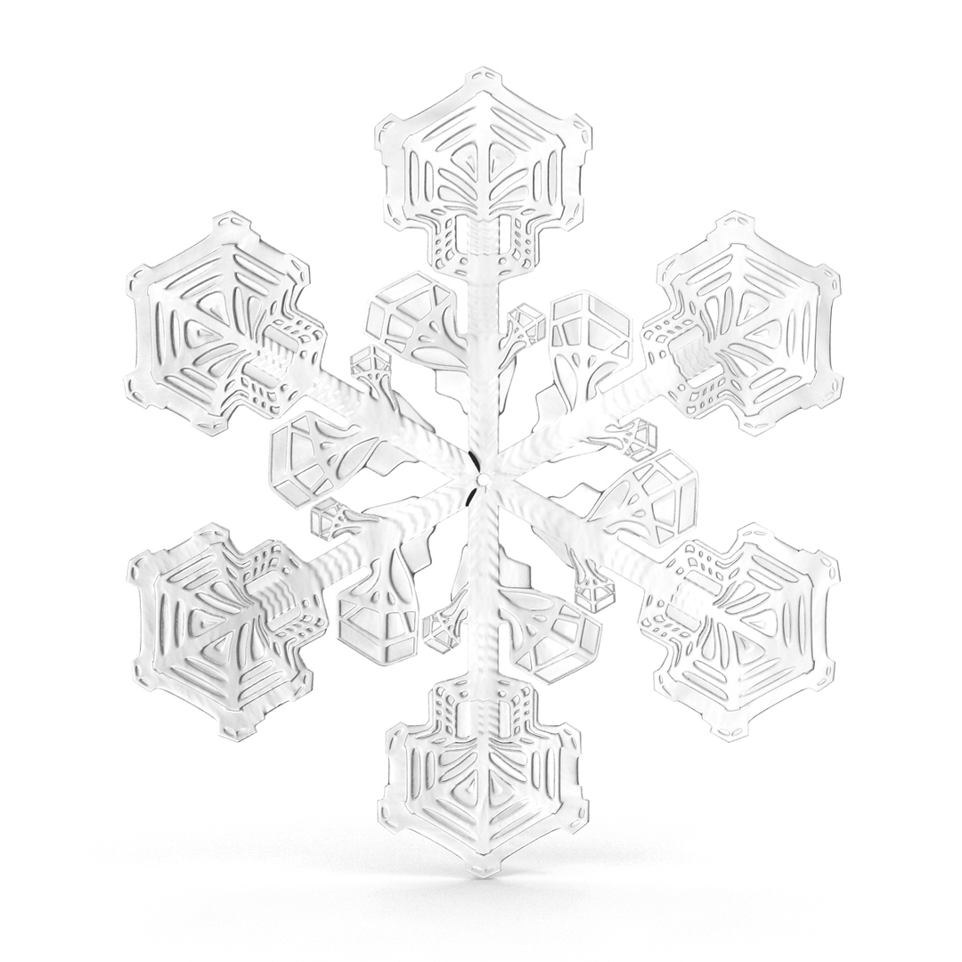 3d Snowflake 2