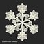 3d Snowflake 2