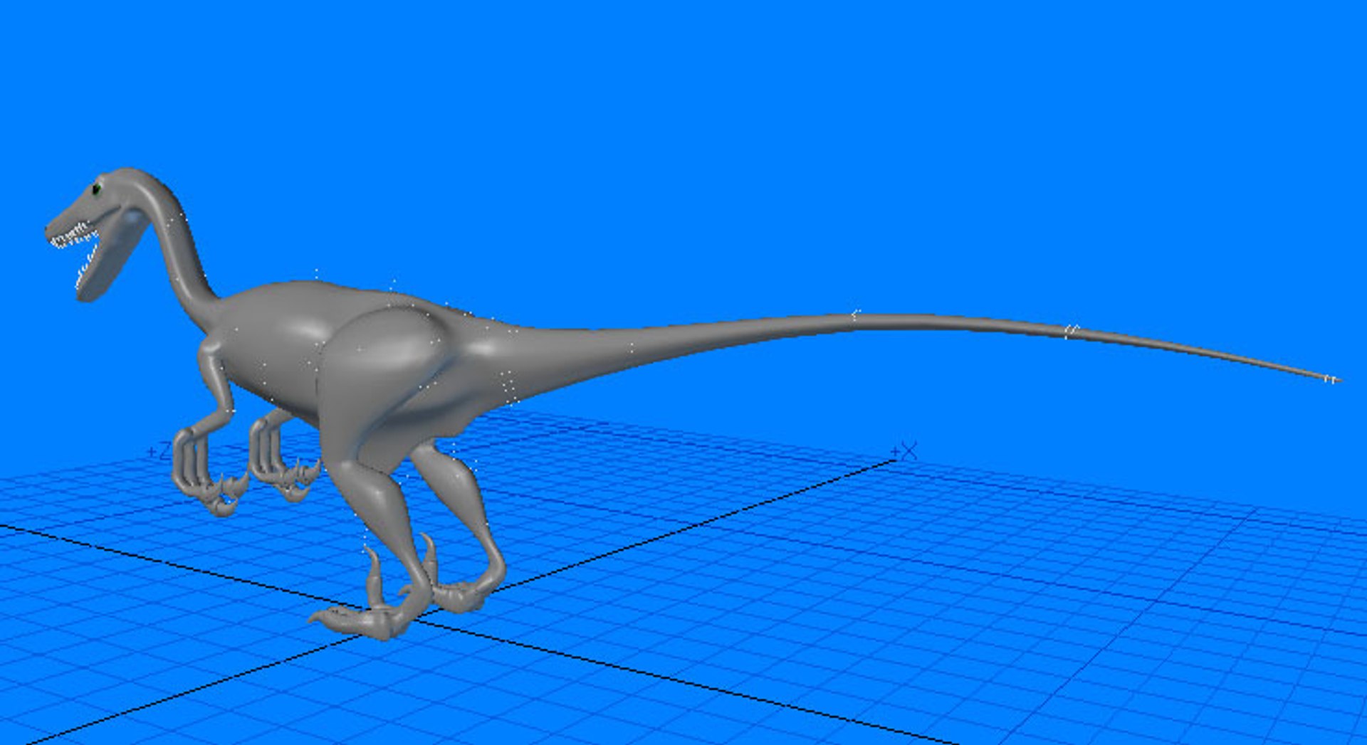 troodon dinosaur 3d model