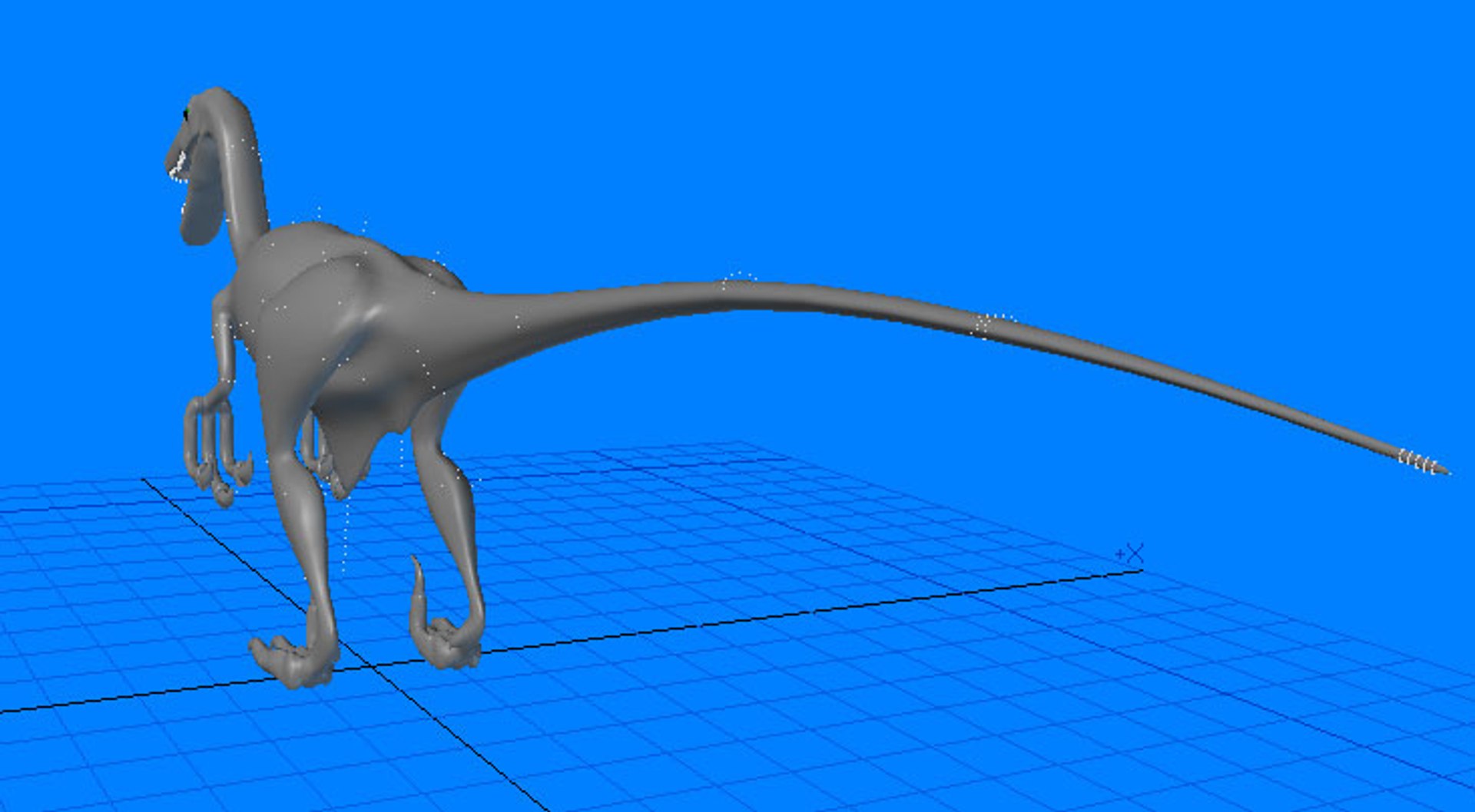 troodon dinosaur 3d model