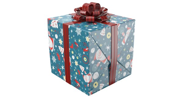 3D real gift box model - TurboSquid 1352264