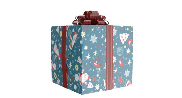 3D real gift box model - TurboSquid 1352264