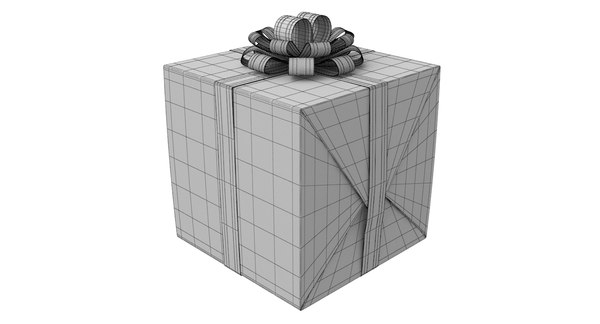 3D real gift box model - TurboSquid 1352264