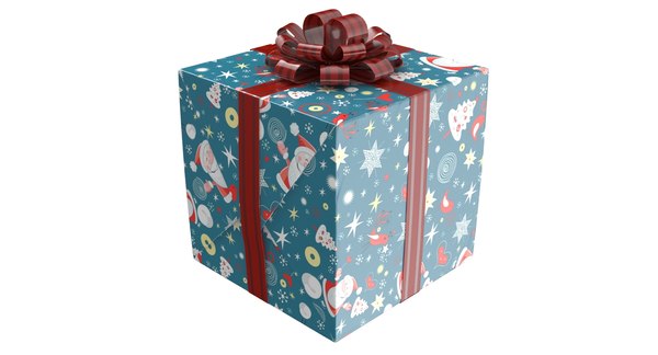 3D real gift box model - TurboSquid 1352264