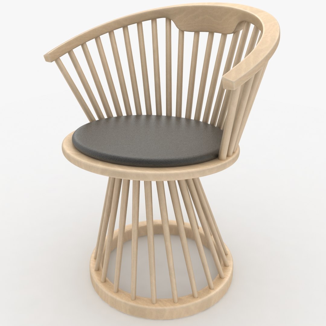 max realistic fan dining chair