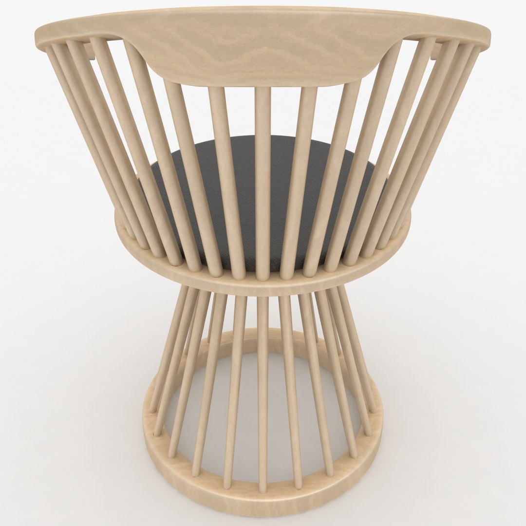 max realistic fan dining chair