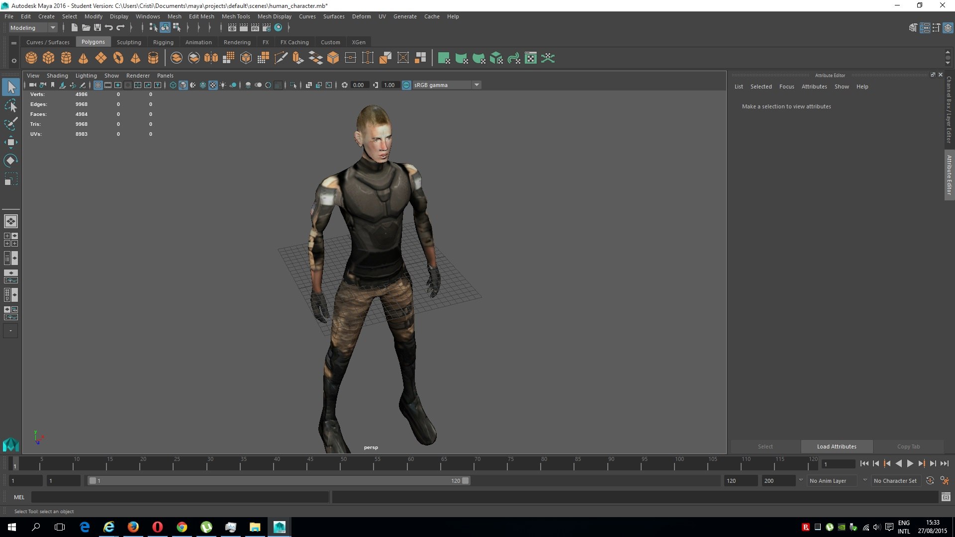 3ds max human character