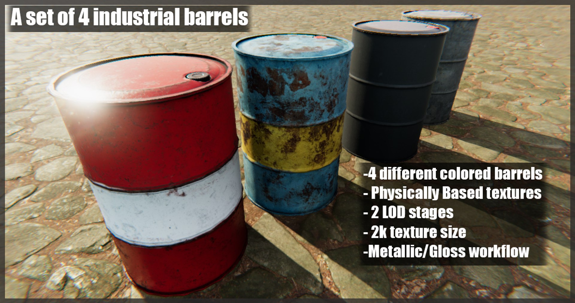 Free Fbx Mode 4 Barrels