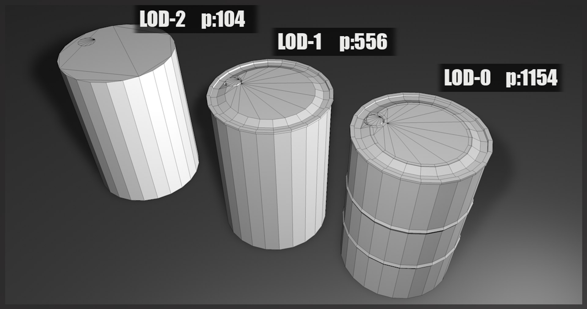 Free Fbx Mode 4 Barrels