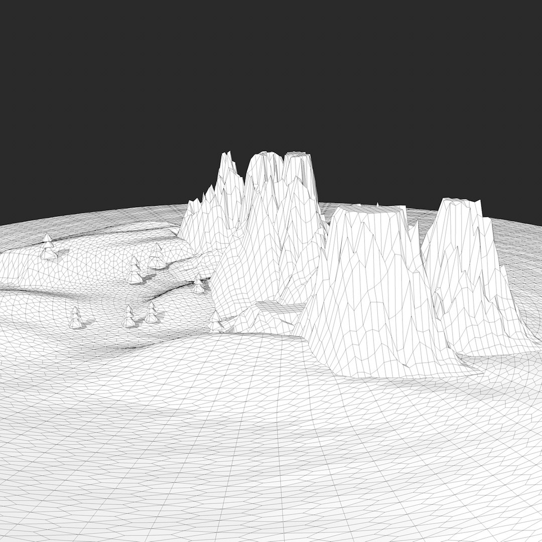 3d Landscape Land