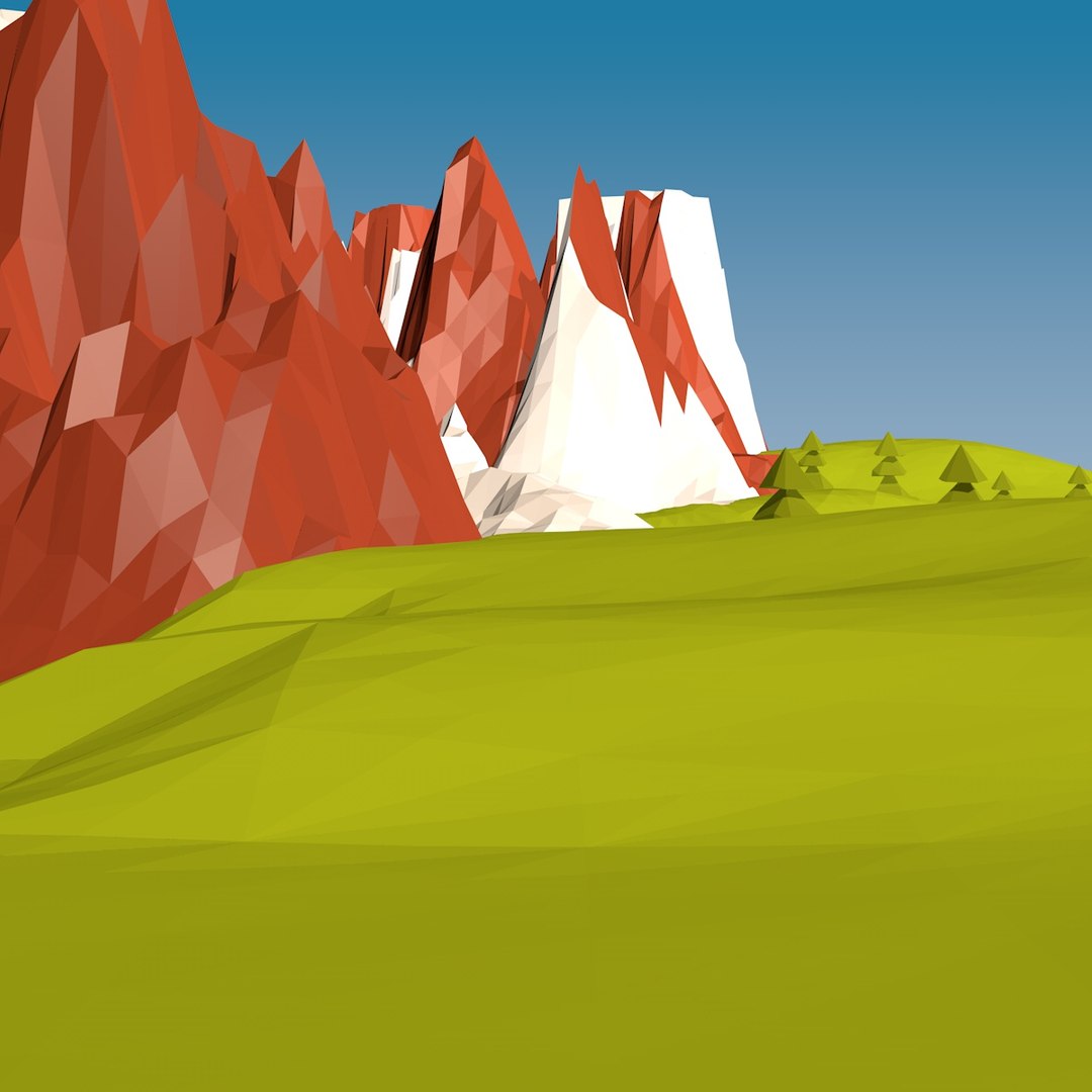 3d Landscape Land