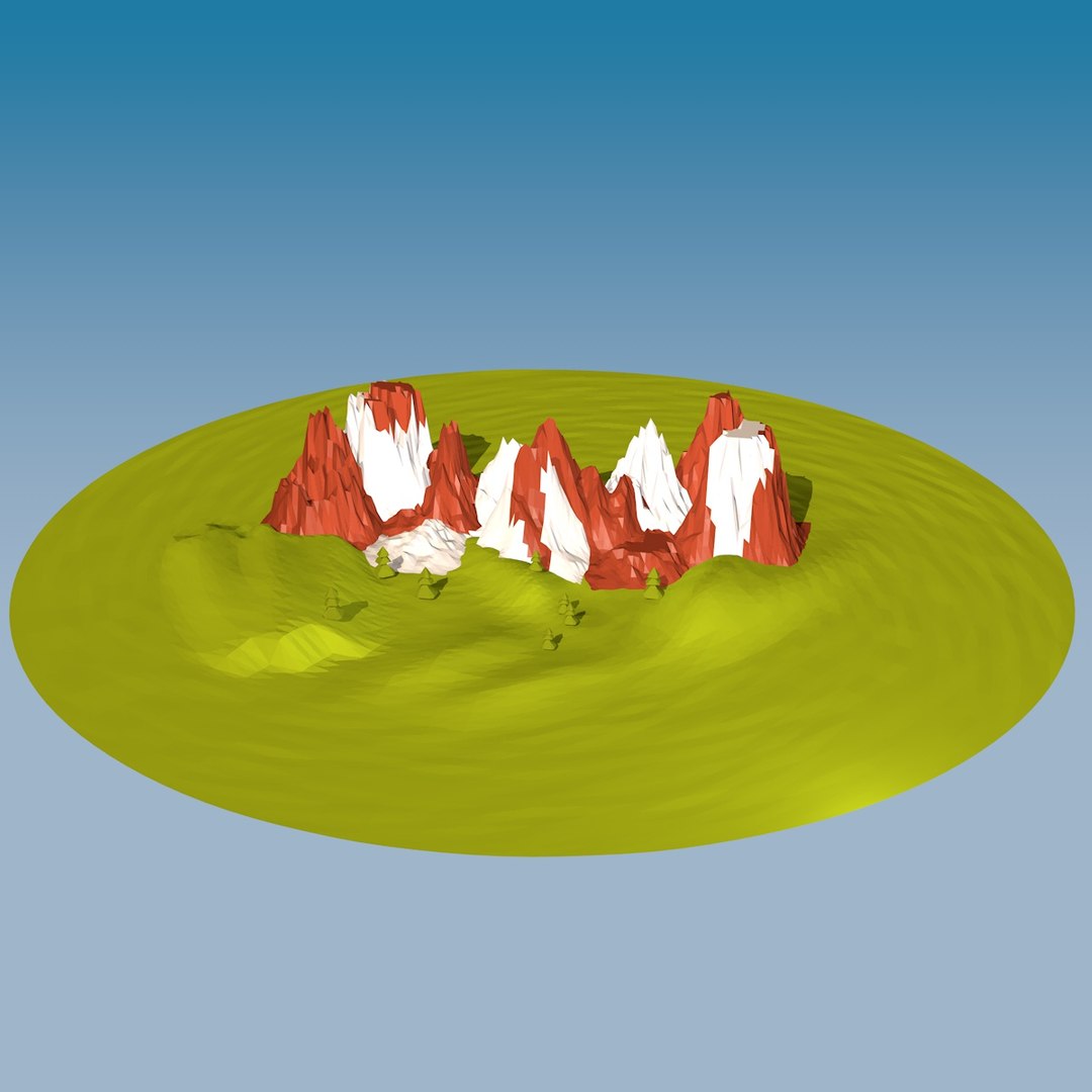 3d Landscape Land