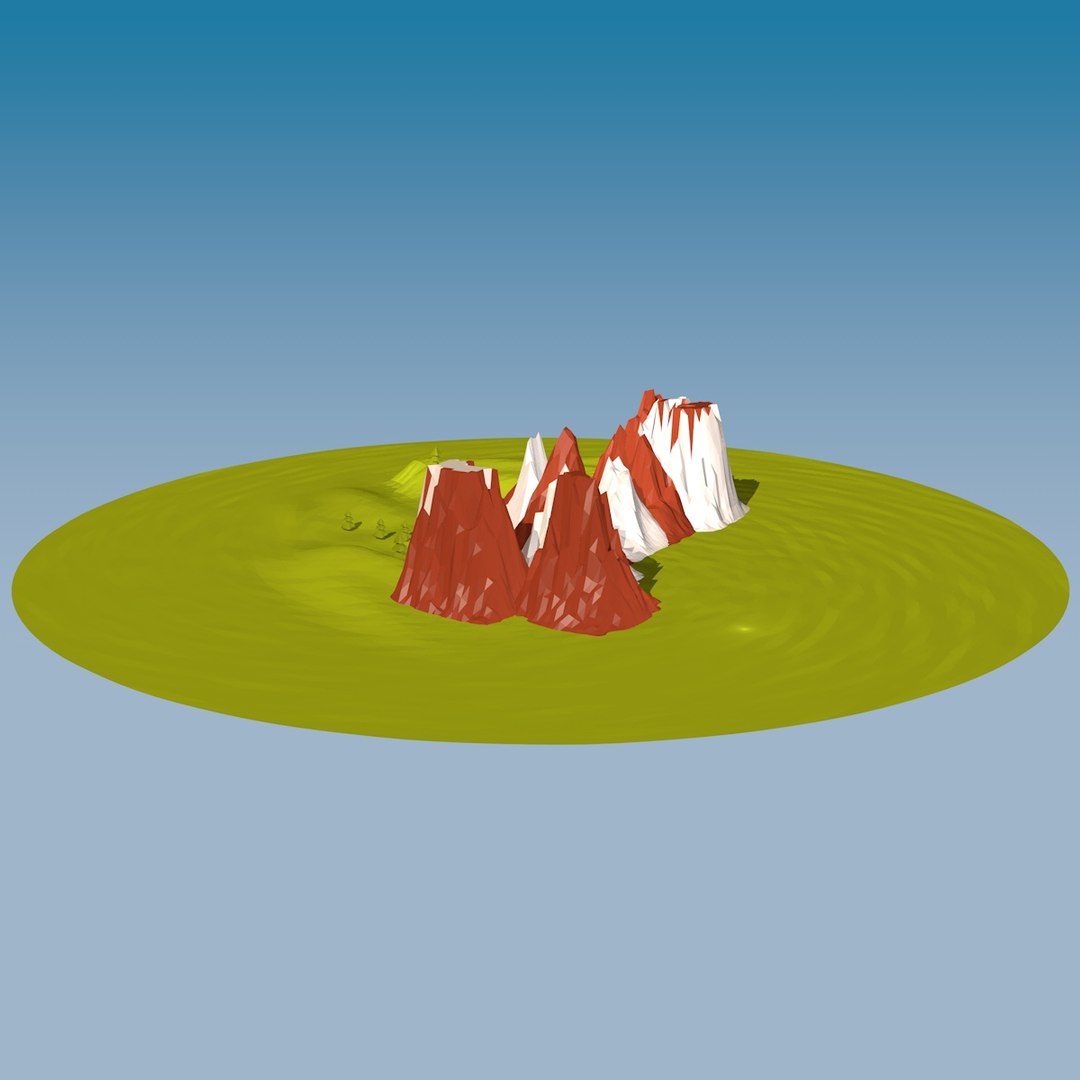 3d Landscape Land