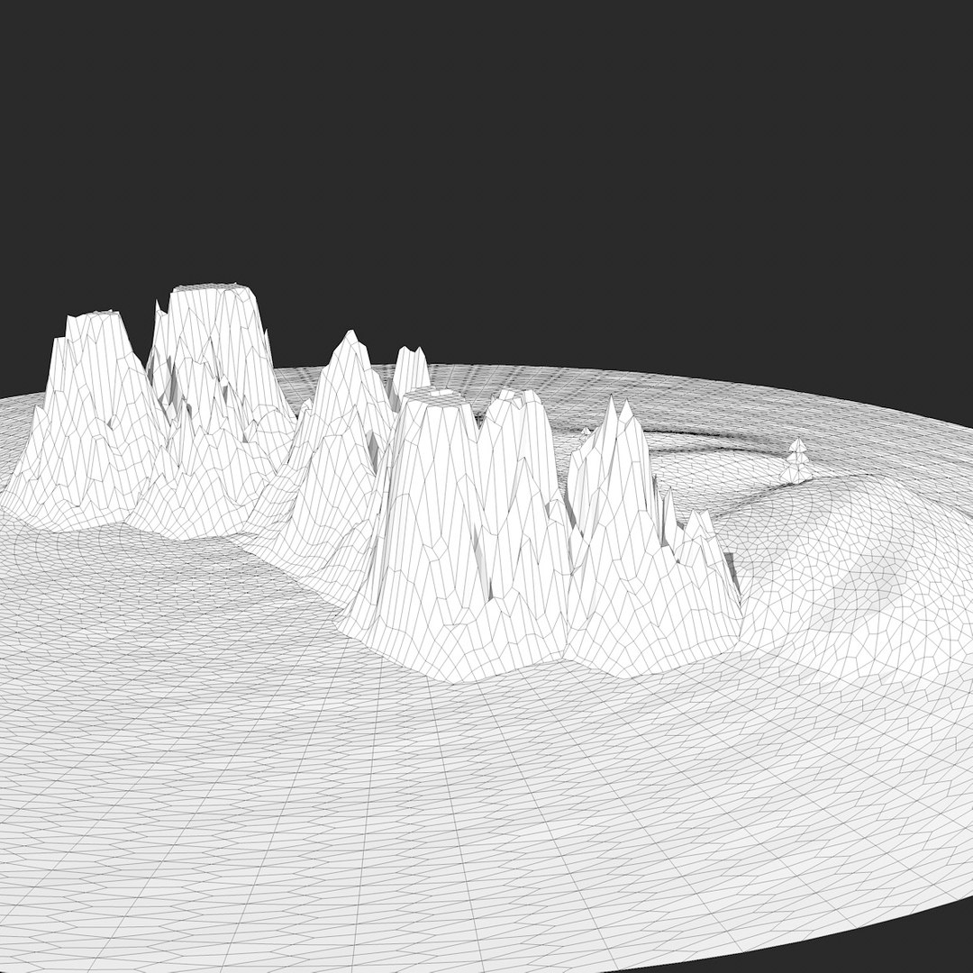 3d Landscape Land