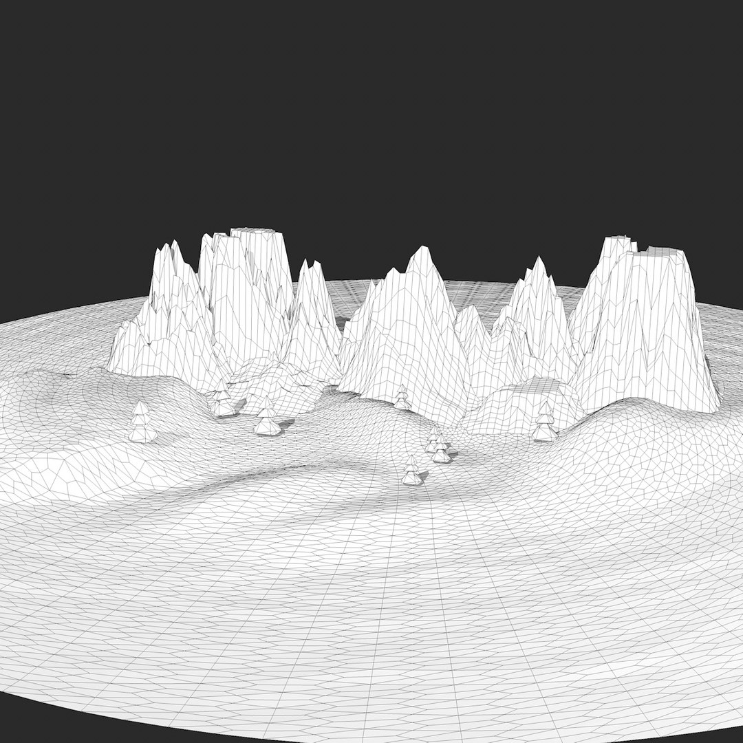 3d Landscape Land