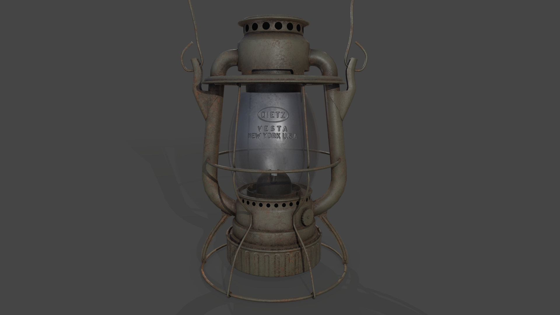 Old Kerosene Lantern Light 3D Model - TurboSquid 1631962