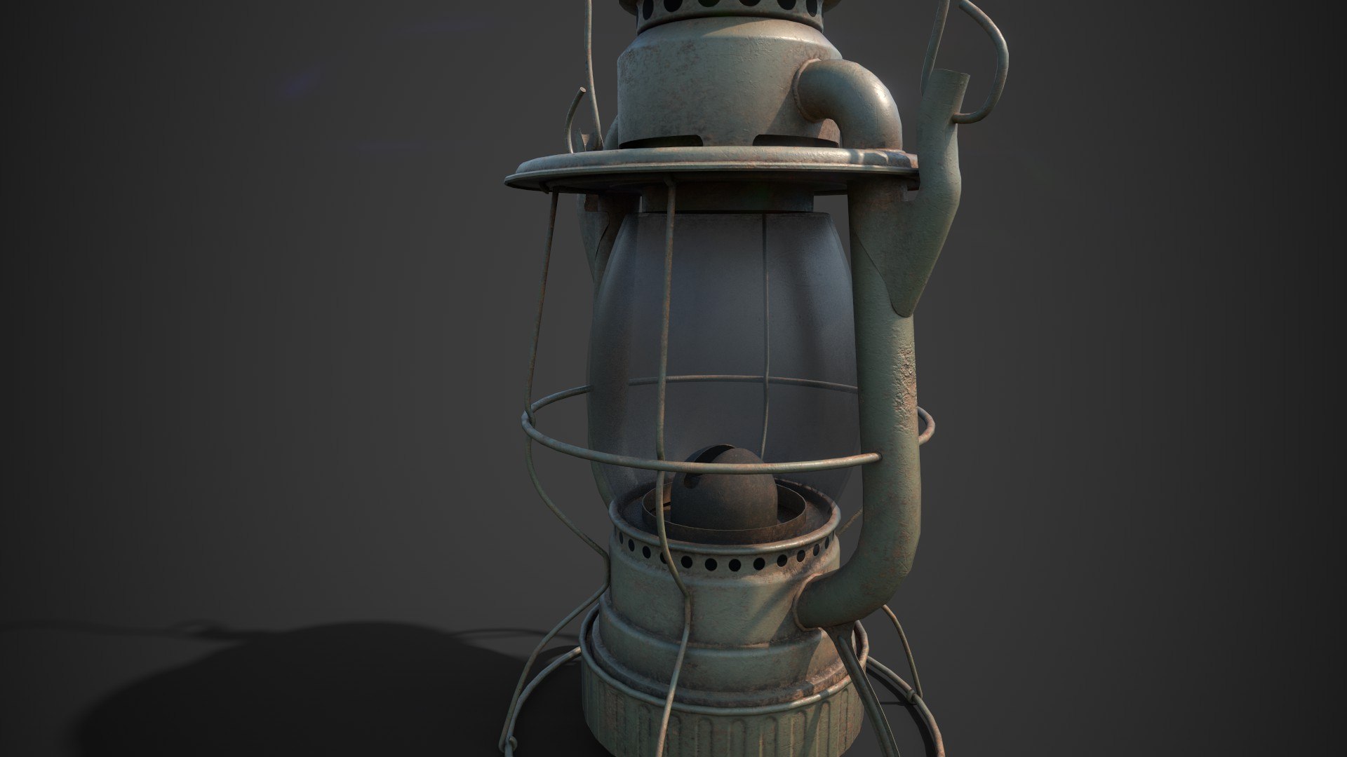 Old Kerosene Lantern Light 3D Model - TurboSquid 1631962