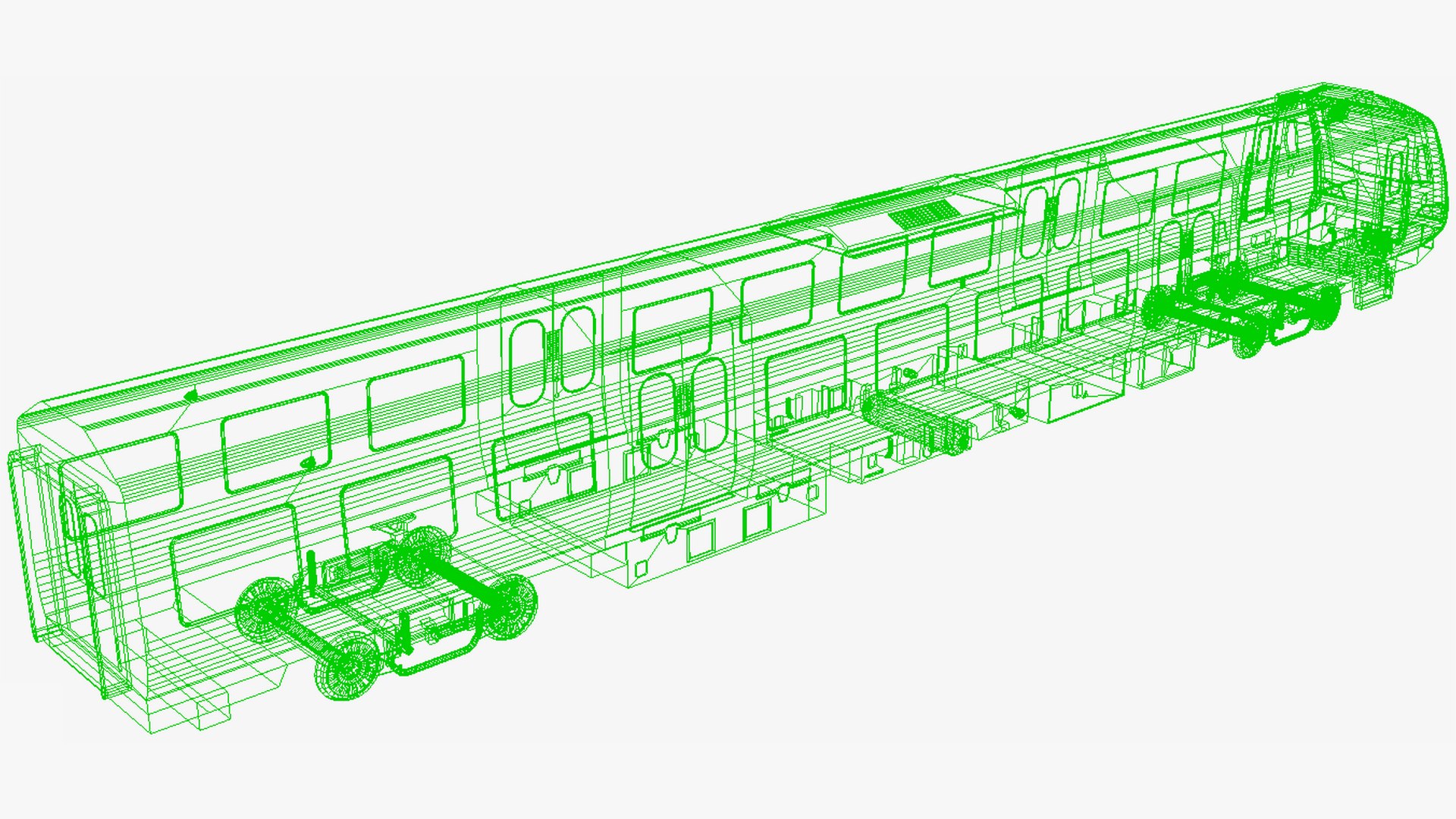British Rail Class 195 Diesel Electric Passenger Train 3D - TurboSquid ...