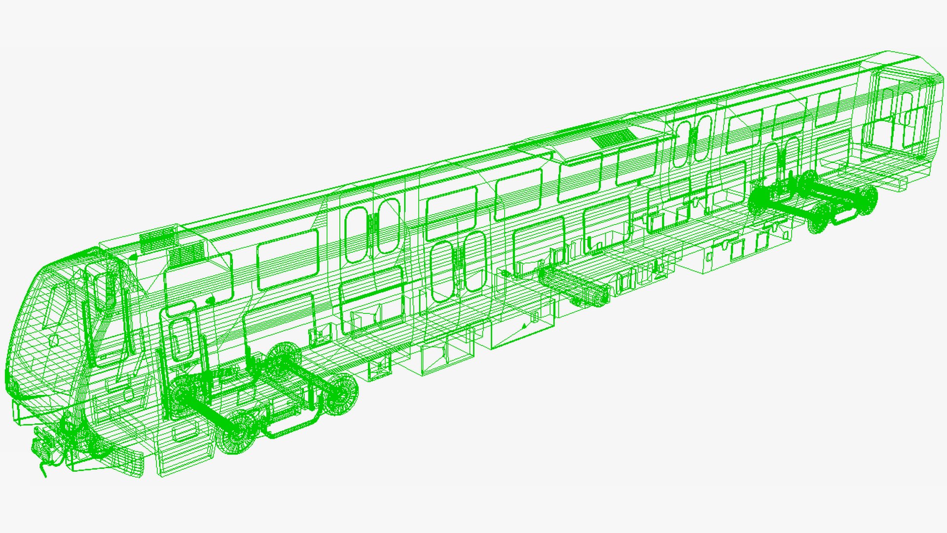 British Rail Class 195 Diesel Electric Passenger Train 3D - TurboSquid ...