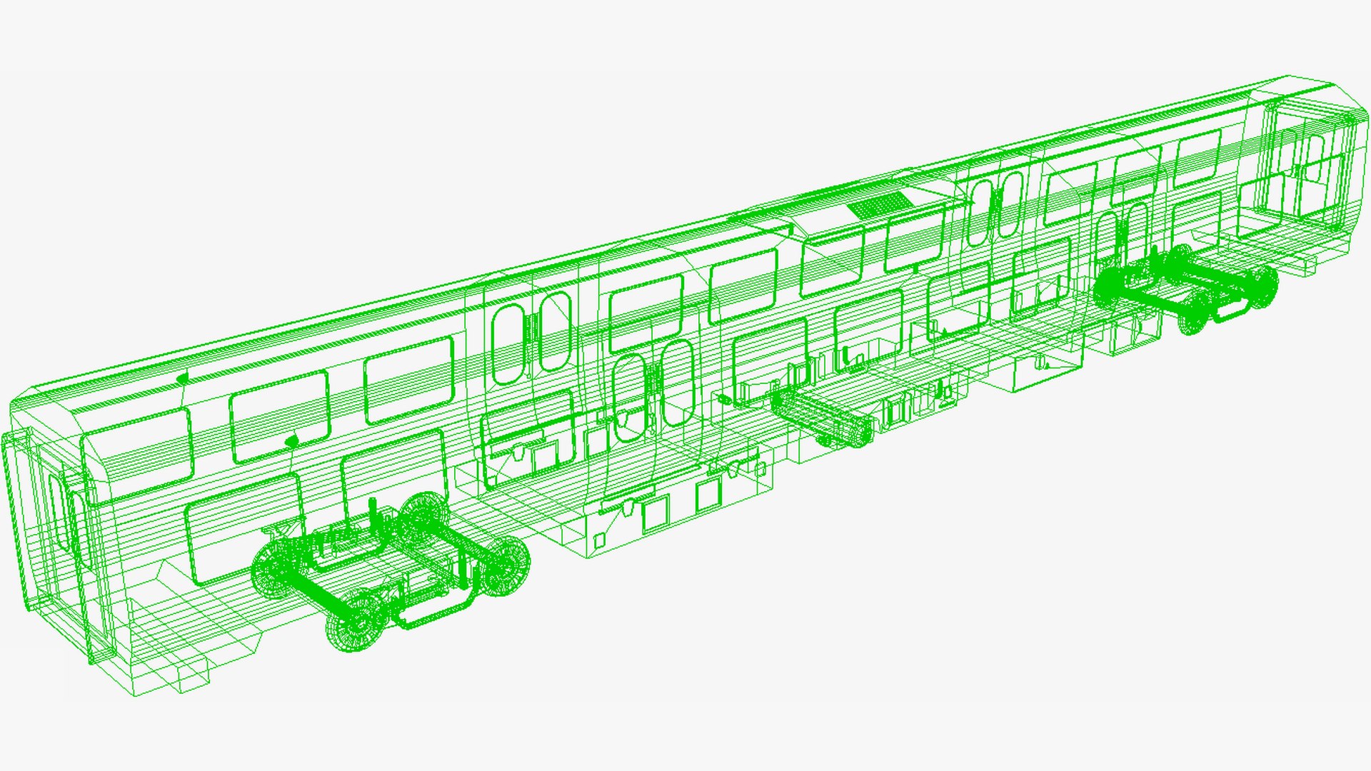 British Rail Class 195 Diesel Electric Passenger Train 3D - TurboSquid ...