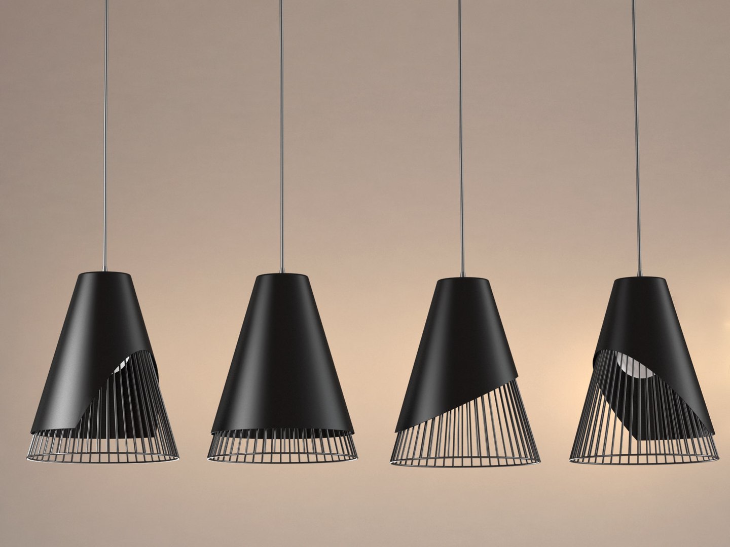 Conic Section Light 3D Model - TurboSquid 1173109