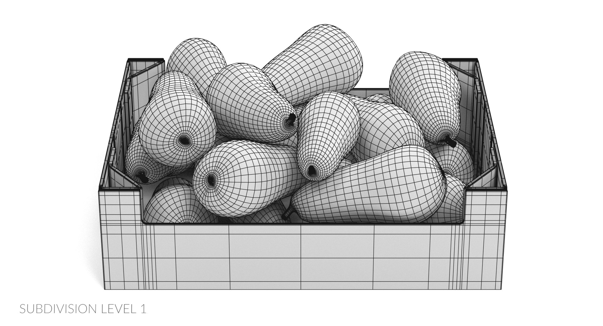 3D Pears Box - TurboSquid 1405433