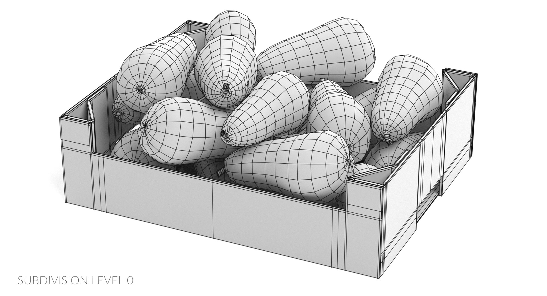 3D Pears Box - TurboSquid 1405433