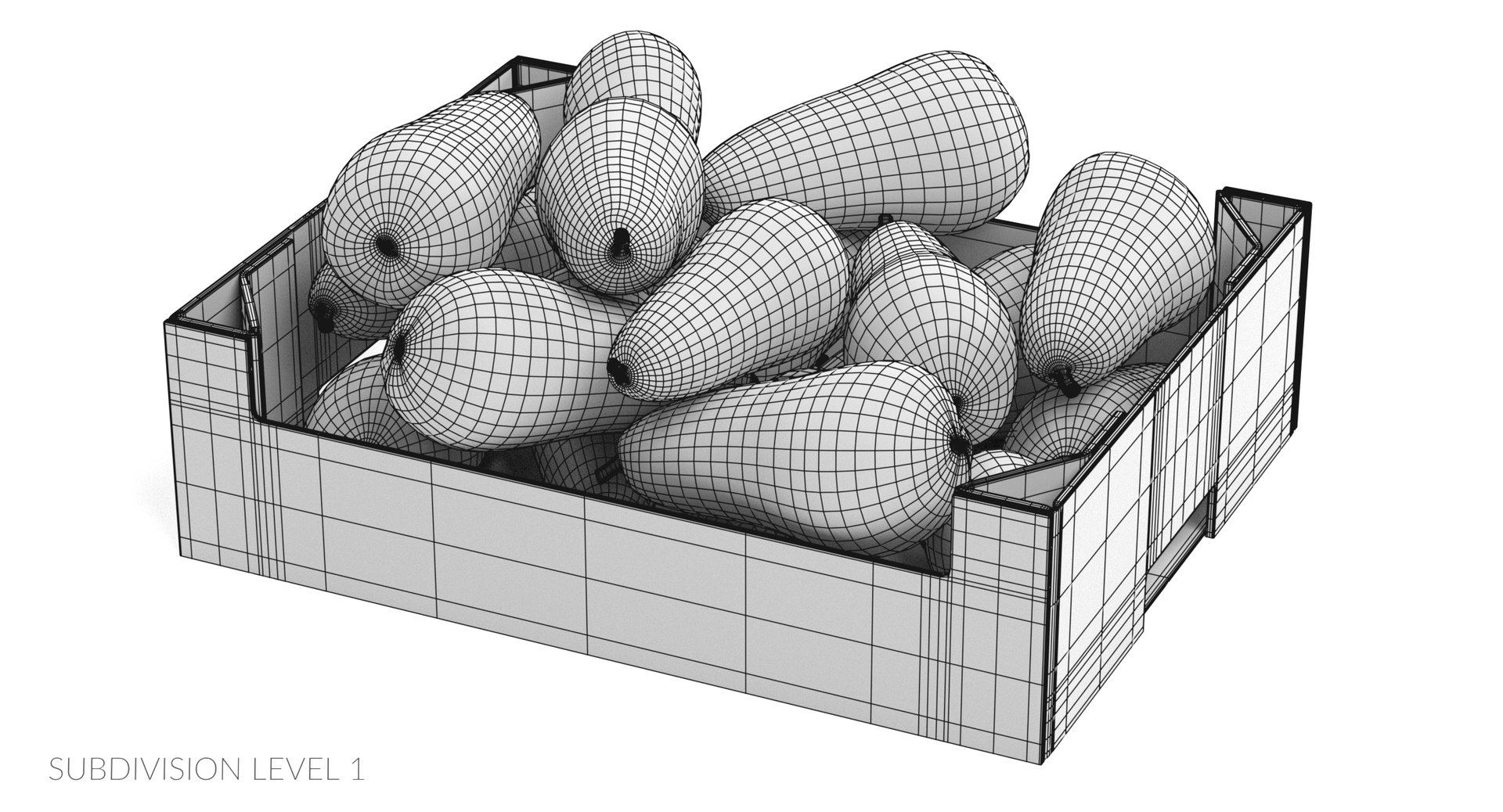 3D Pears Box - TurboSquid 1405433