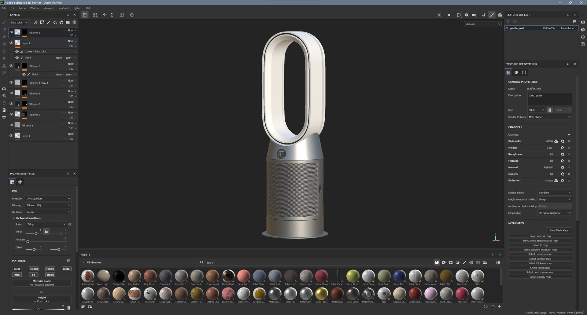 3D Dyson Purifier Model - TurboSquid 2175369