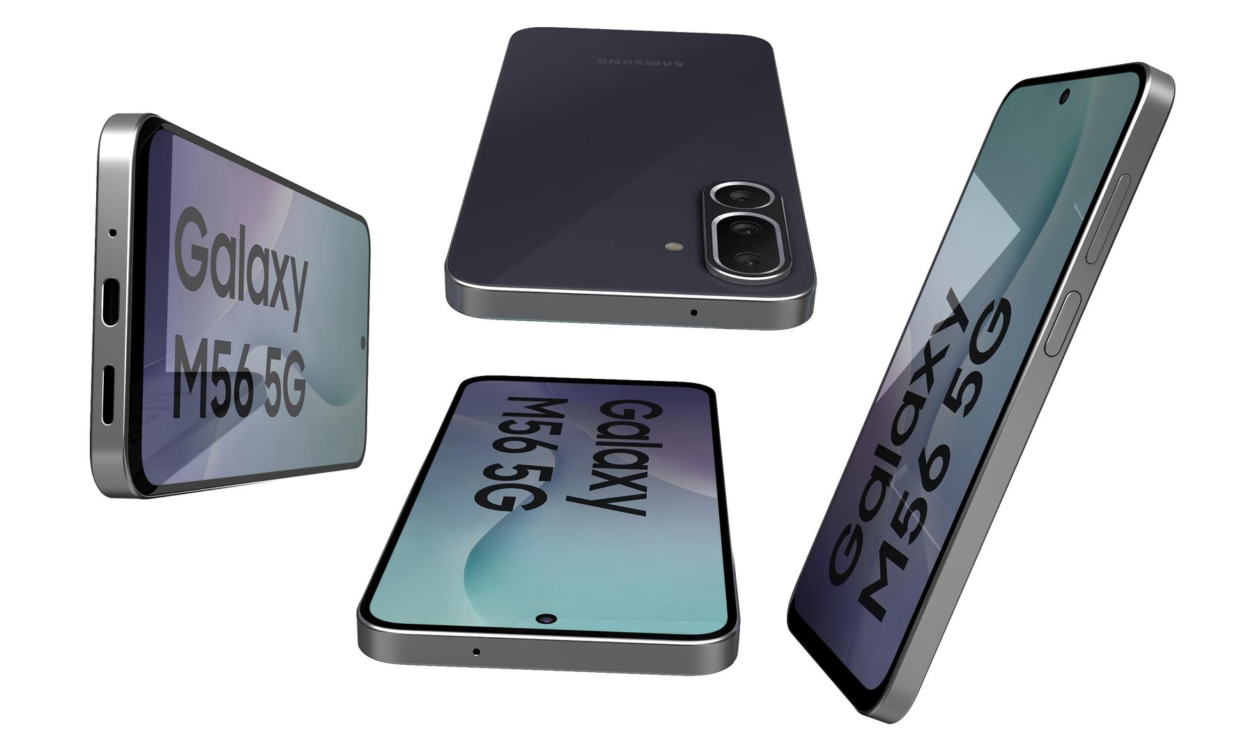 Samsung Galaxy M56 Black 3D Model - TurboSquid 2395910