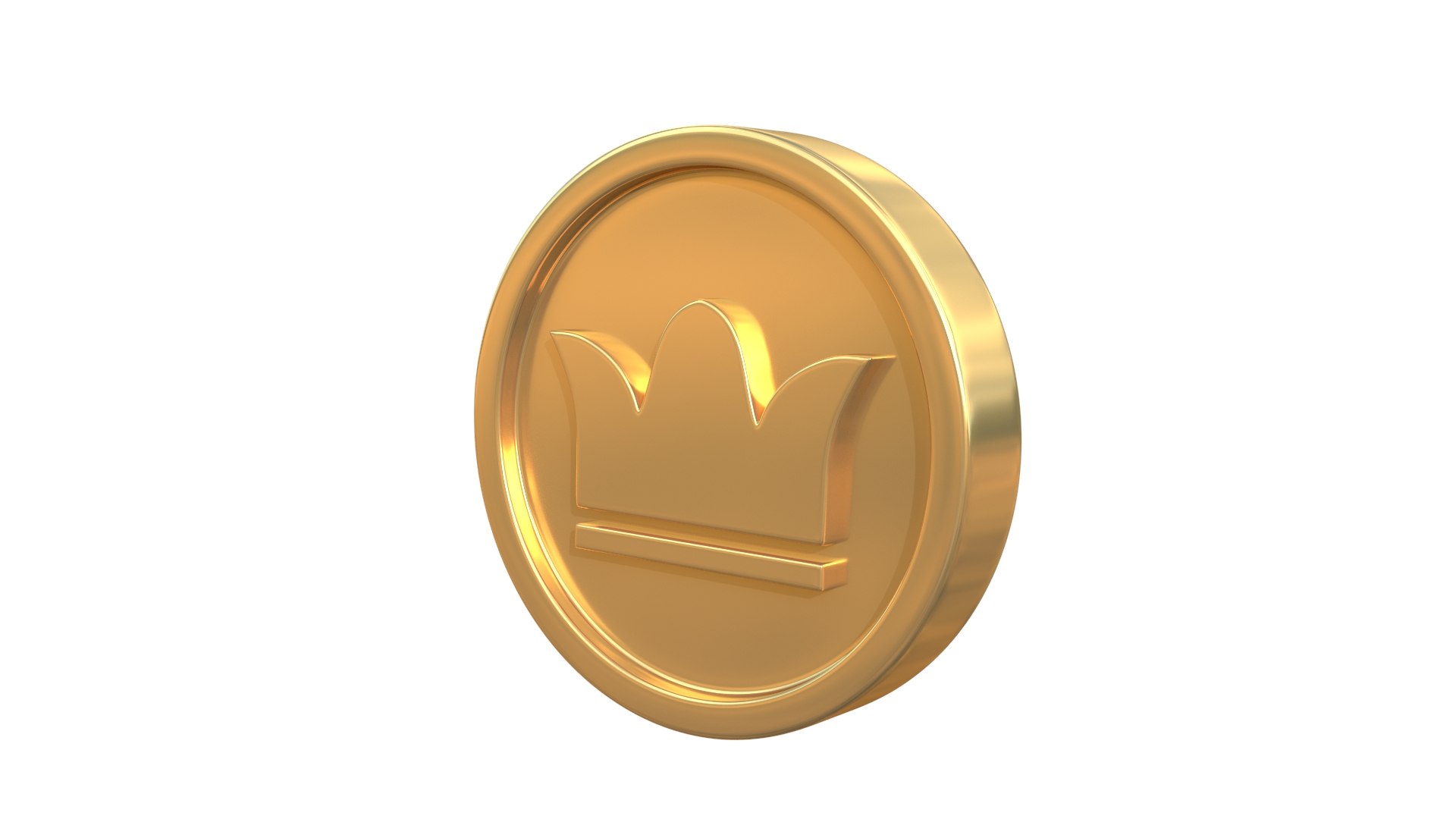 Crown Coin 3D Model - TurboSquid 2285711