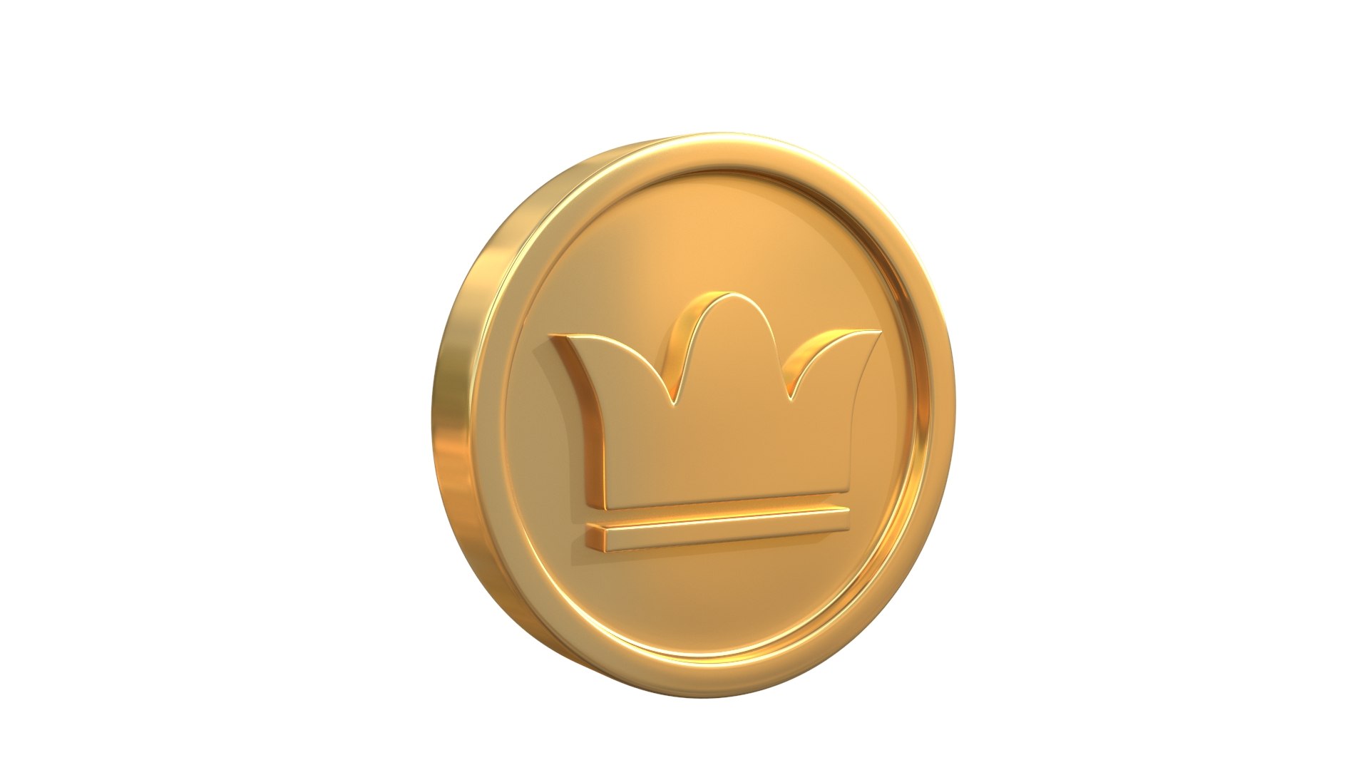 Crown Coin 3D Model - TurboSquid 2285711