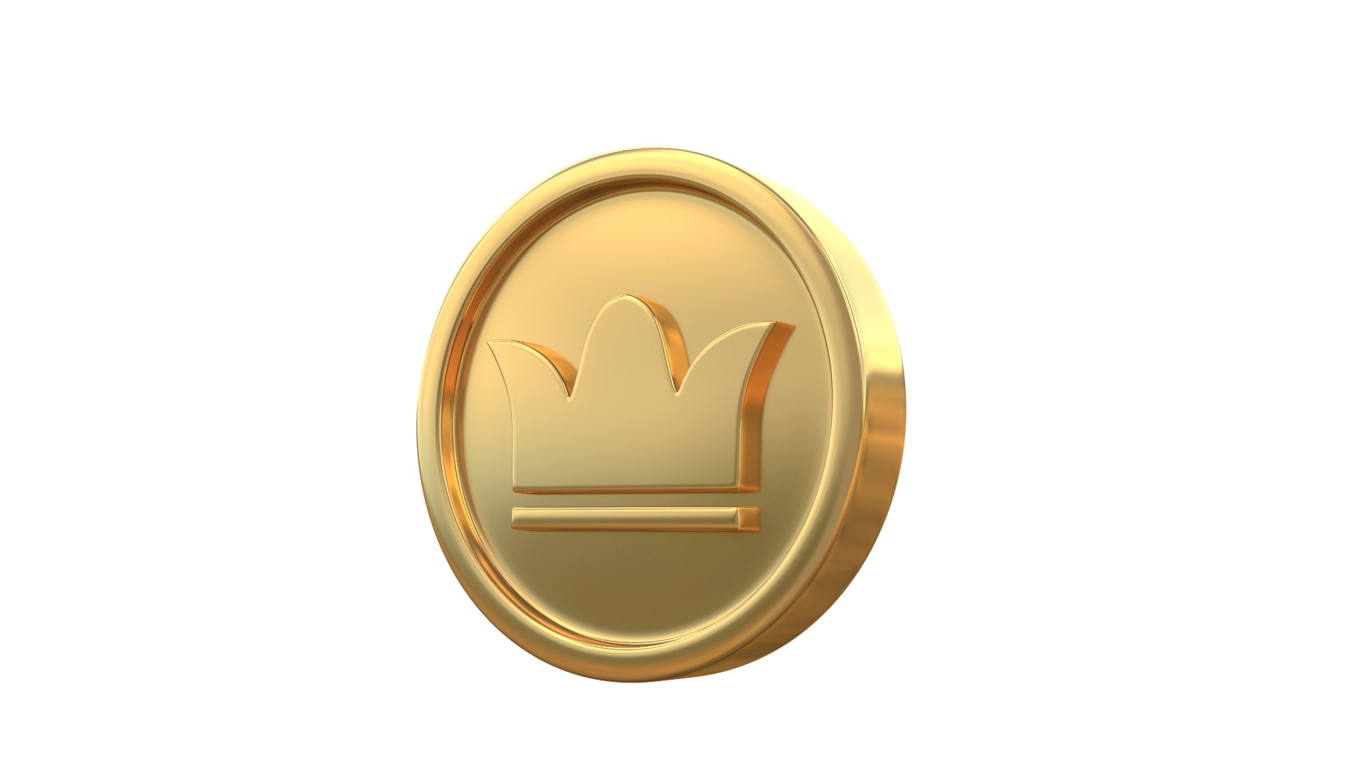 Crown Coin 3D Model - TurboSquid 2285711