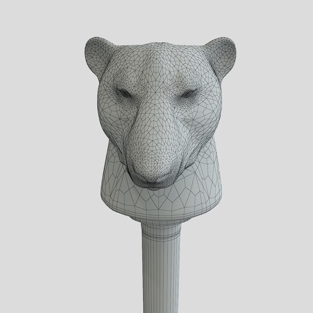3d Max Walking Stick Bear