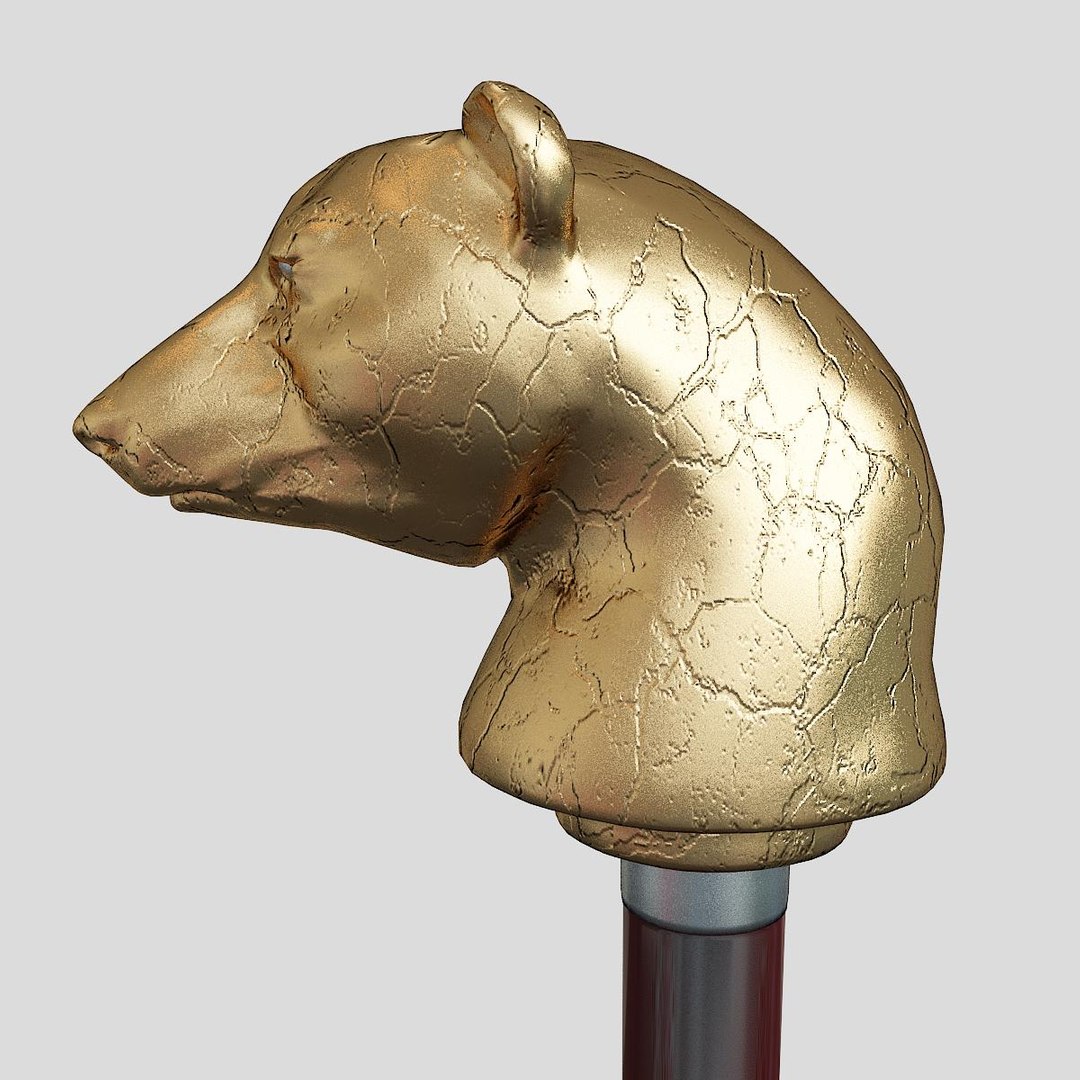 3d Max Walking Stick Bear