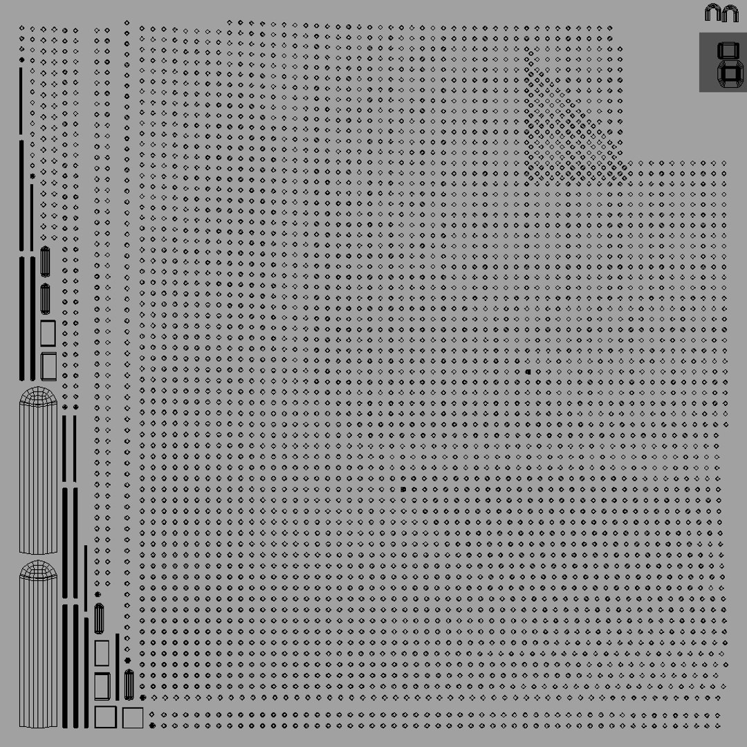 Seamless Metal Fence 05 Model - TurboSquid 2040545
