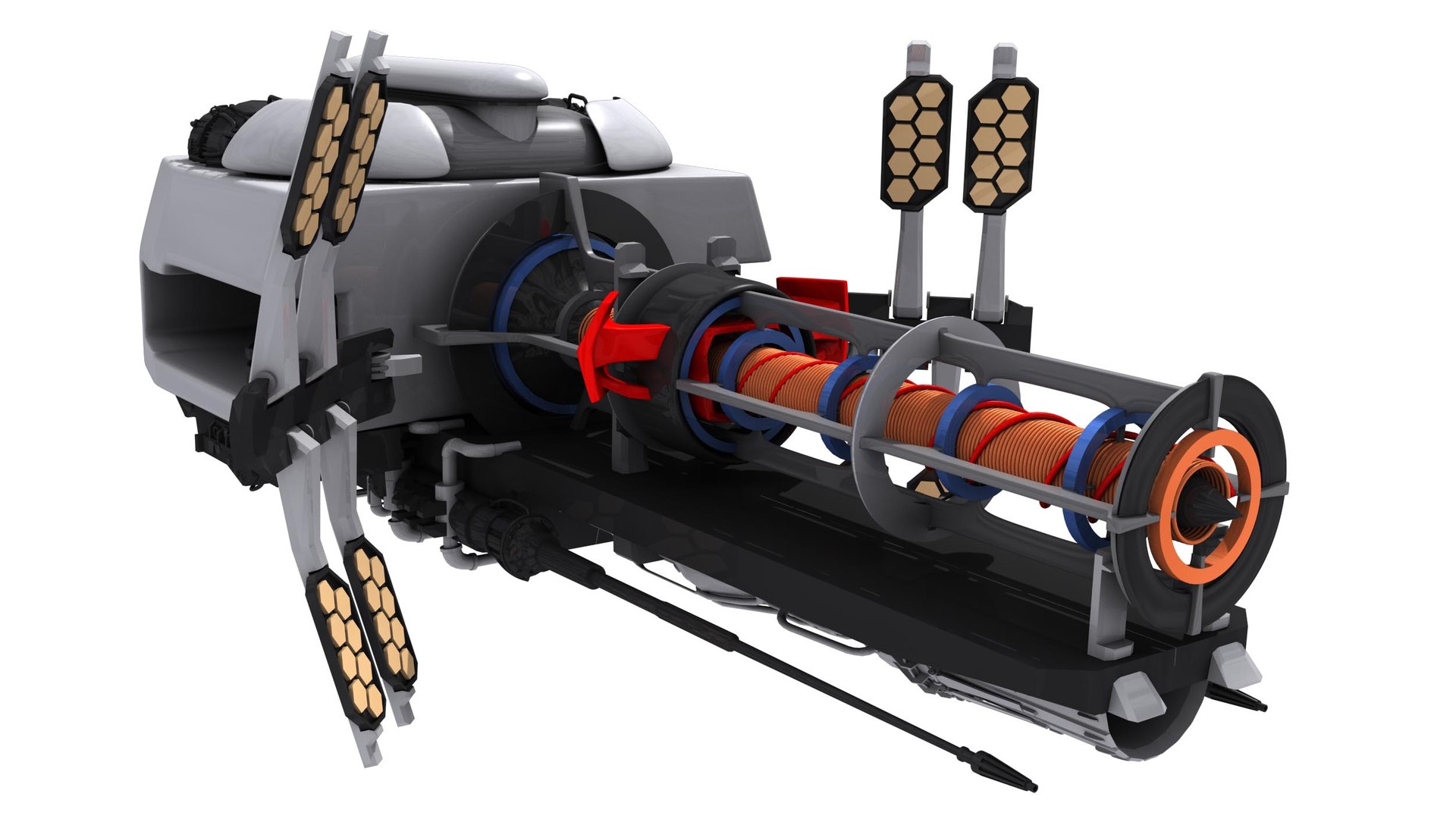 3D Fiction Energy Model - TurboSquid 1269052