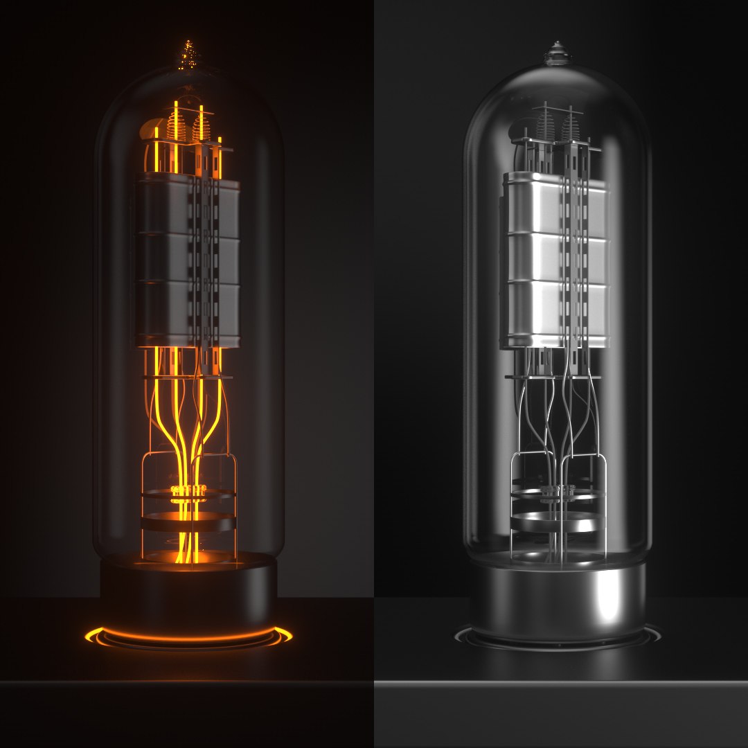 3D Vacuum Lamp Model - TurboSquid 1564995