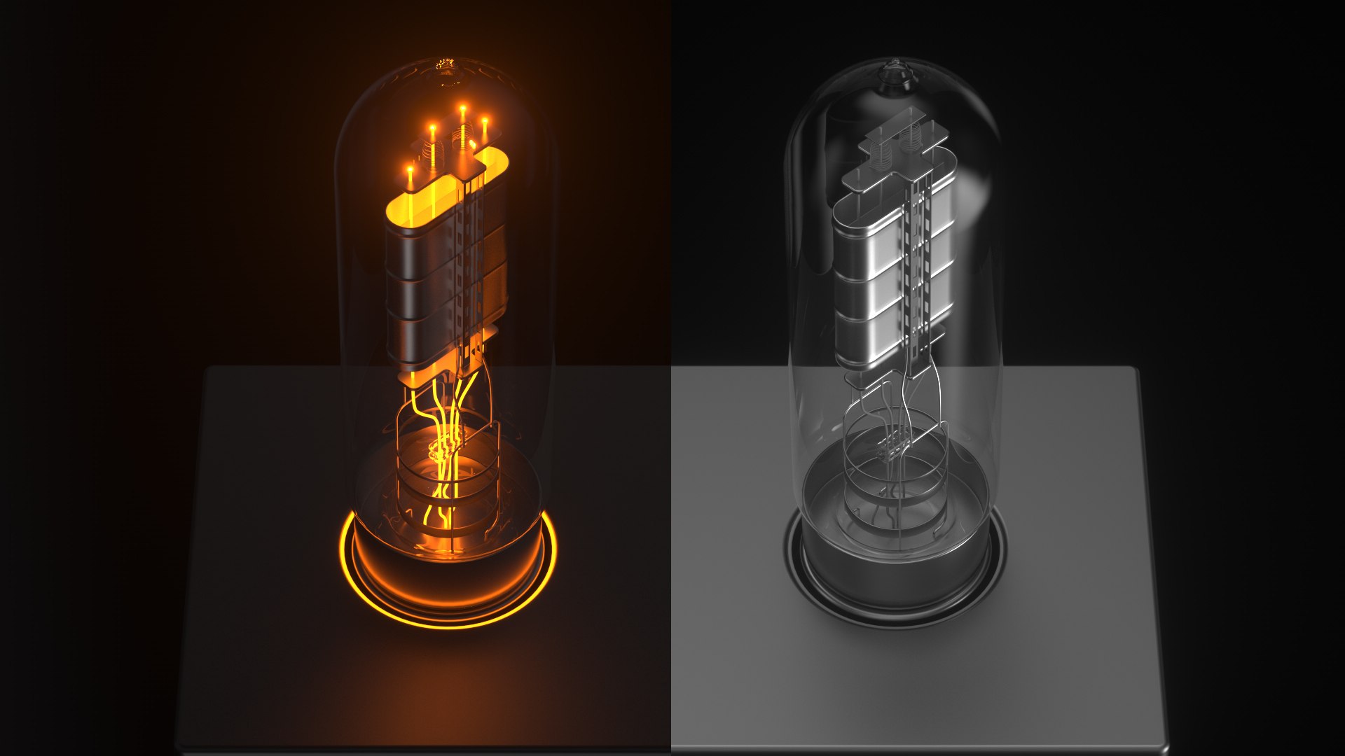 3D Vacuum Lamp Model - TurboSquid 1564995