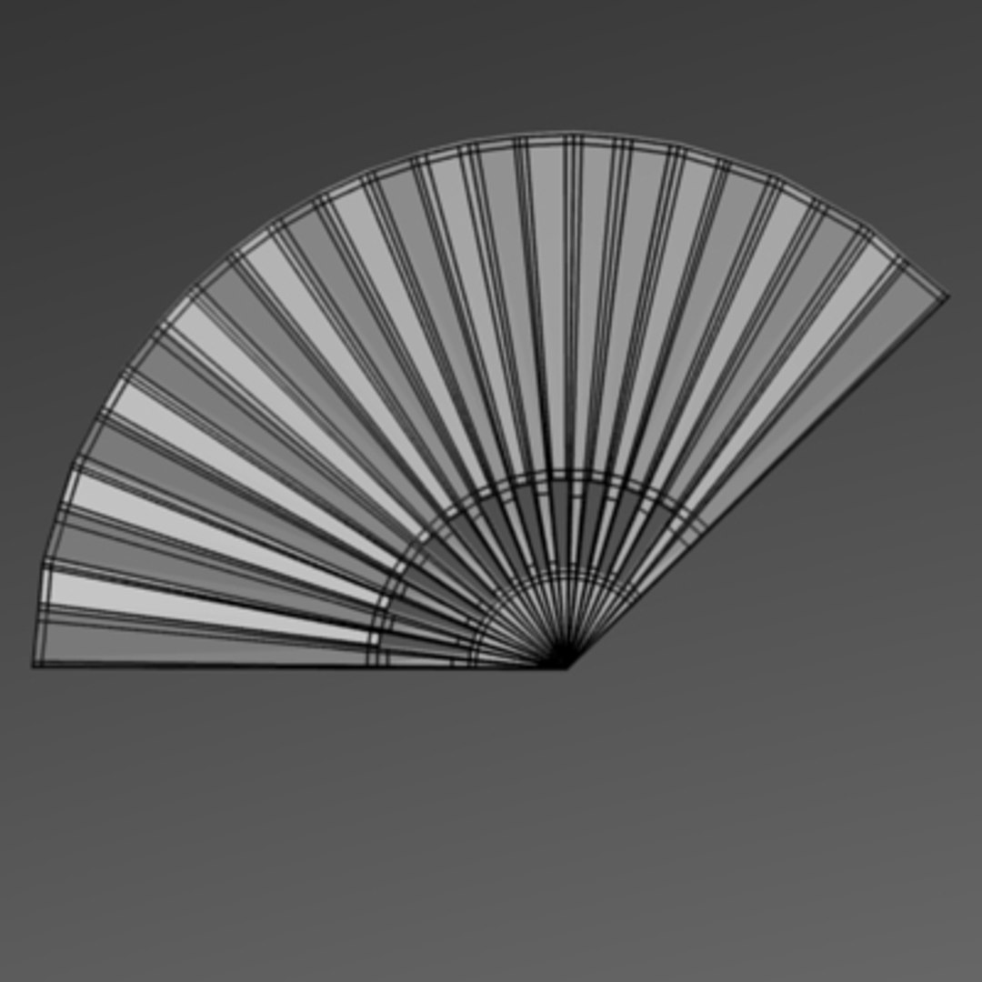 Hand Fan 3d Model