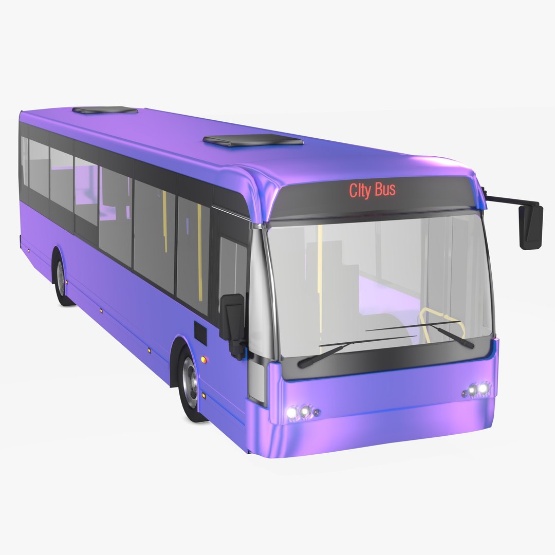 City Bus 02 Model - TurboSquid 1845901