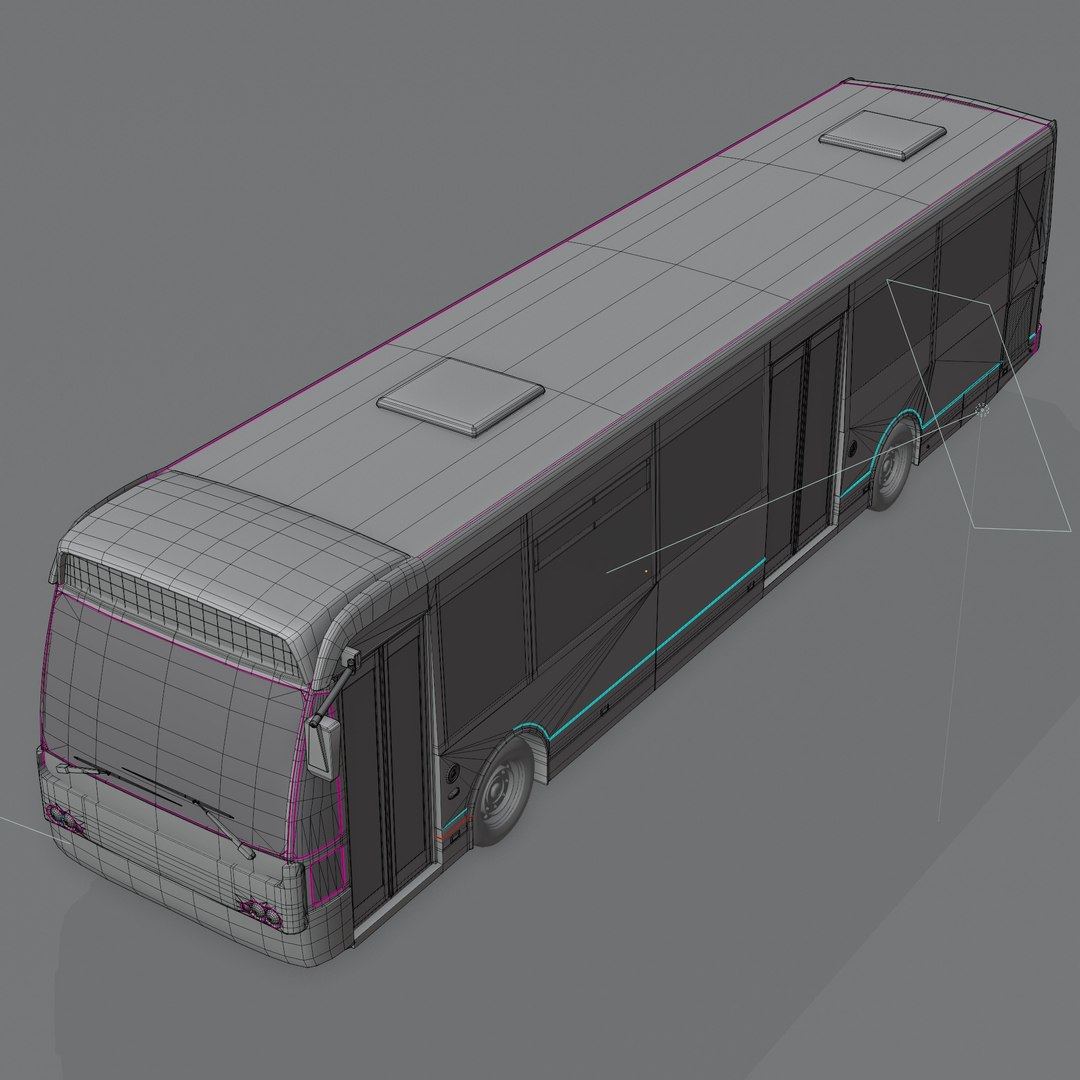 City Bus 02 Model - TurboSquid 1845901