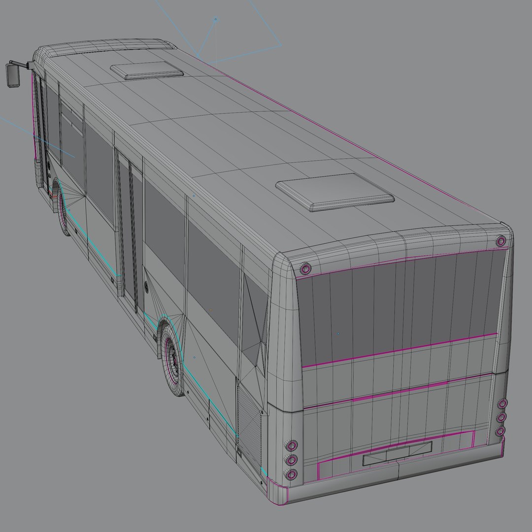 City Bus 02 Model - TurboSquid 1845901