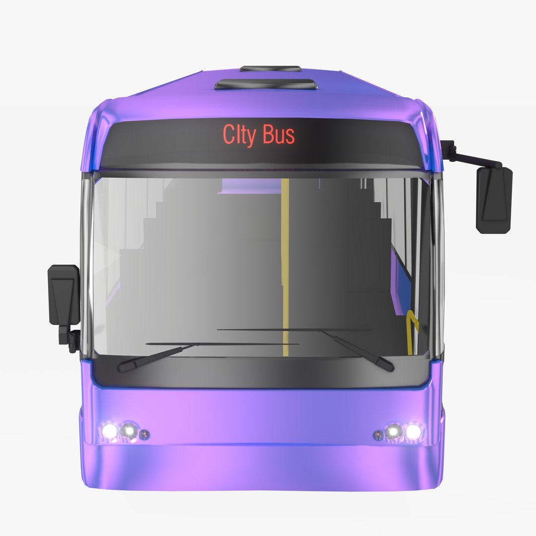 City Bus 02 Model - TurboSquid 1845901