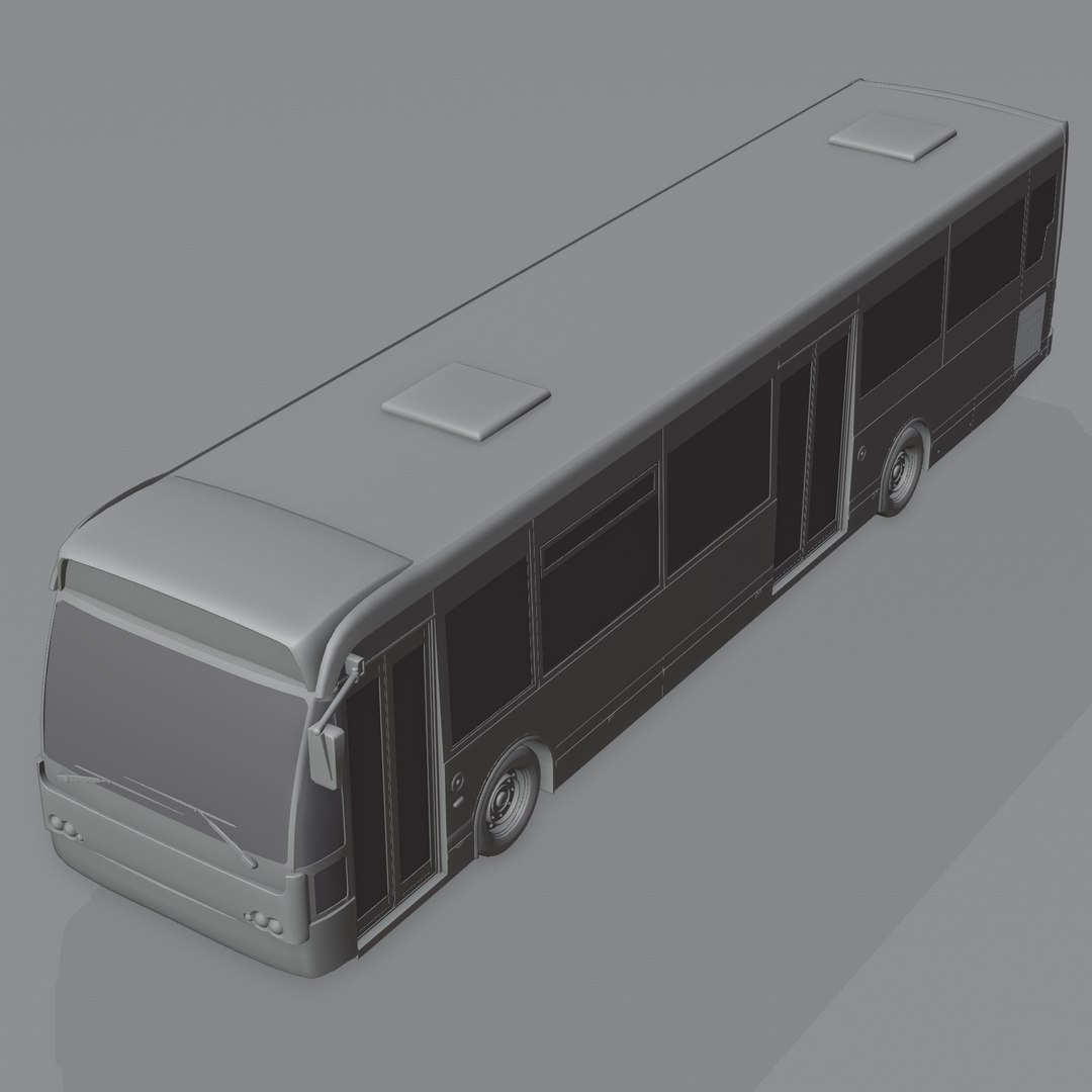 City Bus 02 Model - TurboSquid 1845901