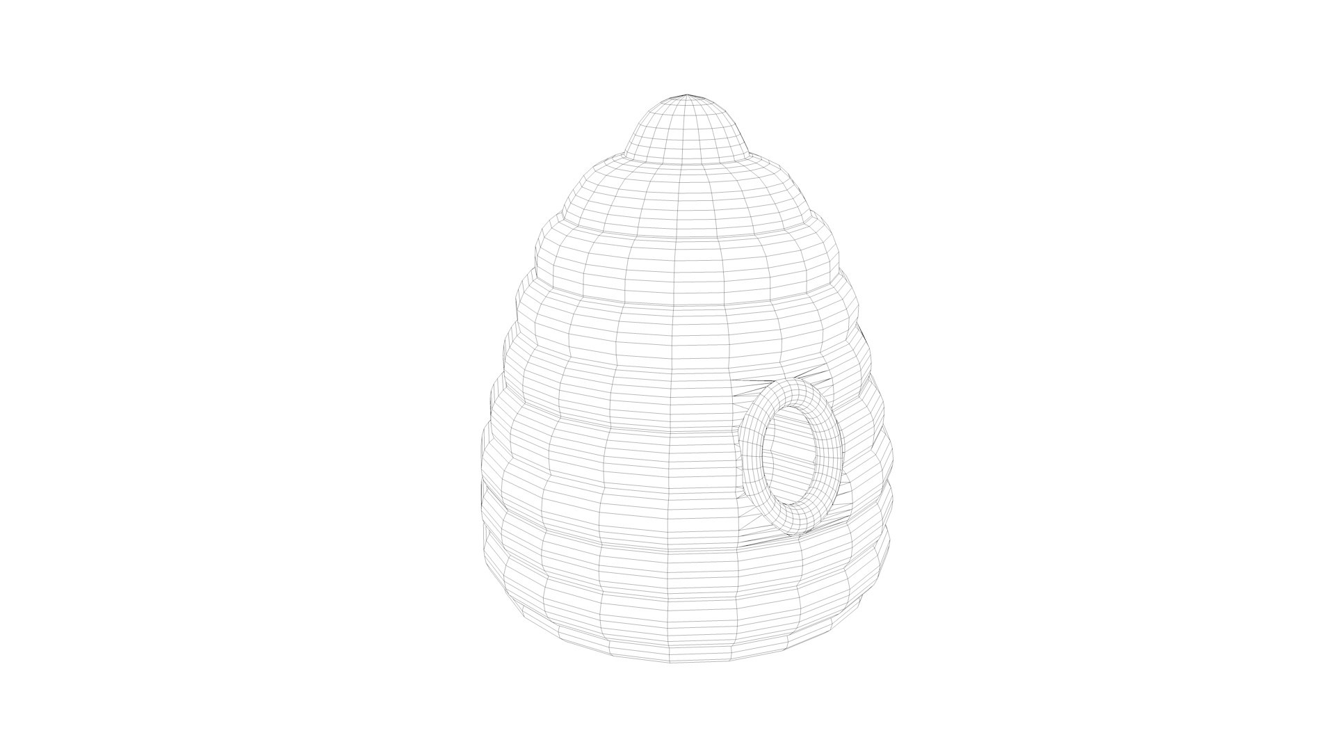 Bee Beehive Model - TurboSquid 1664183